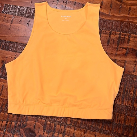 REI | Tops | Rei Orange Cropped Tank | Poshmark